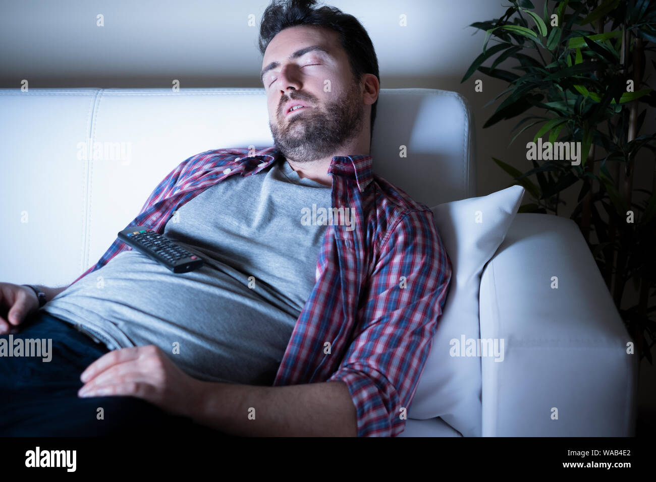 Lazy man couch hi-res stock photography and images - Alamy