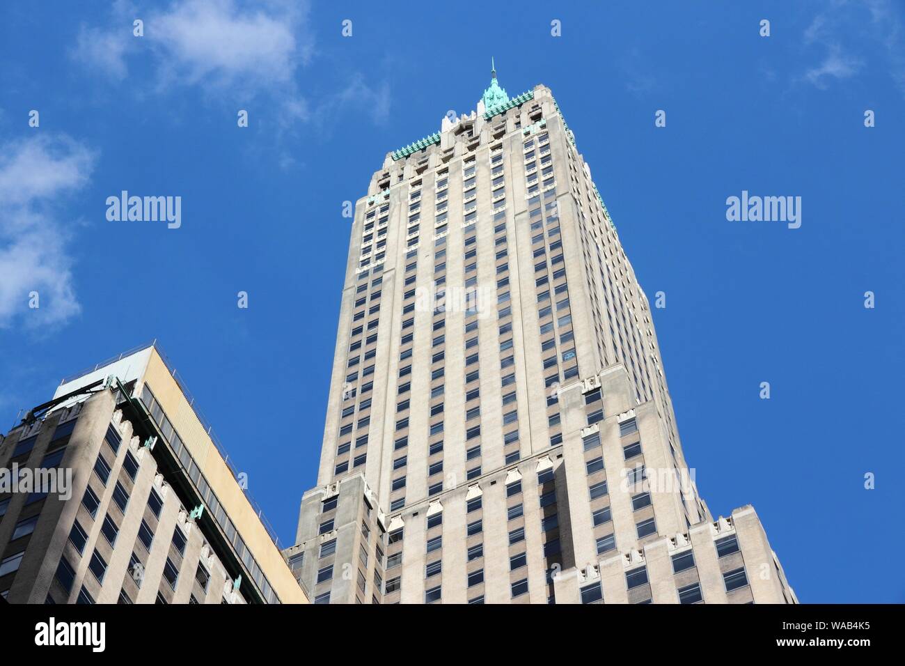 NEW YORK, USA - JULY 4, 2013: Trump Building skyscraper in New York ...