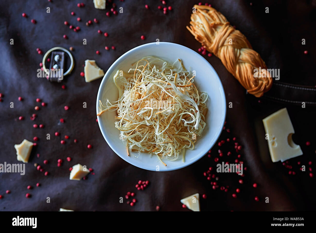 Chechil cheese hi-res stock photography and images - Alamy