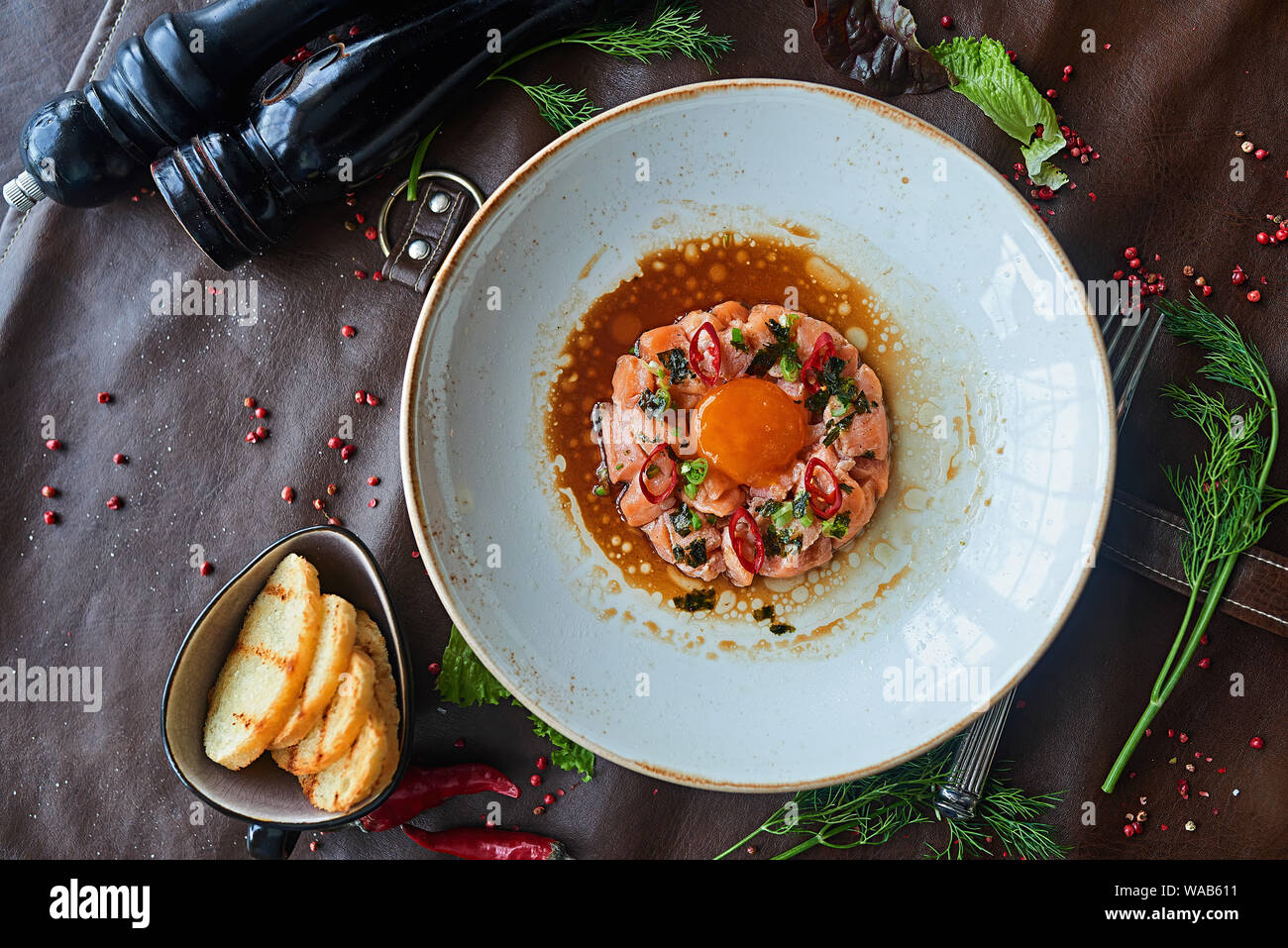 Cutting tartar hi-res stock photography and images - Alamy