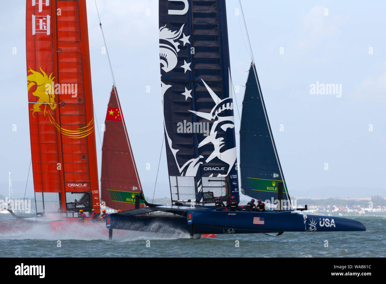 Foiling, Catamarans, Teams, UK, China,Australia,America,Japan, France ...