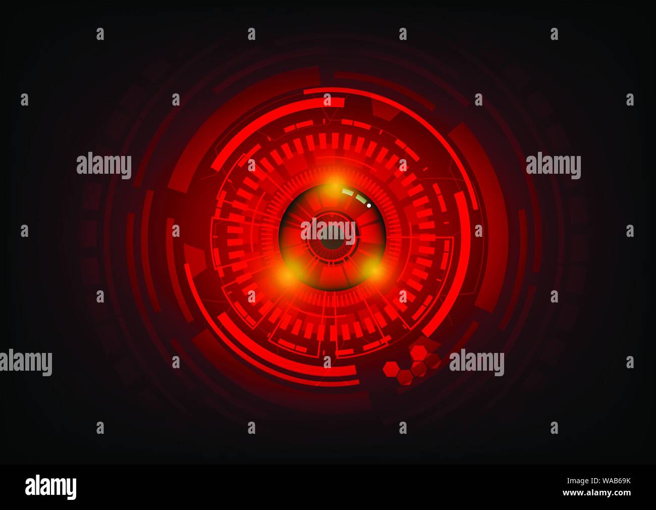 Cyber eyes Stock Vector Images - Alamy