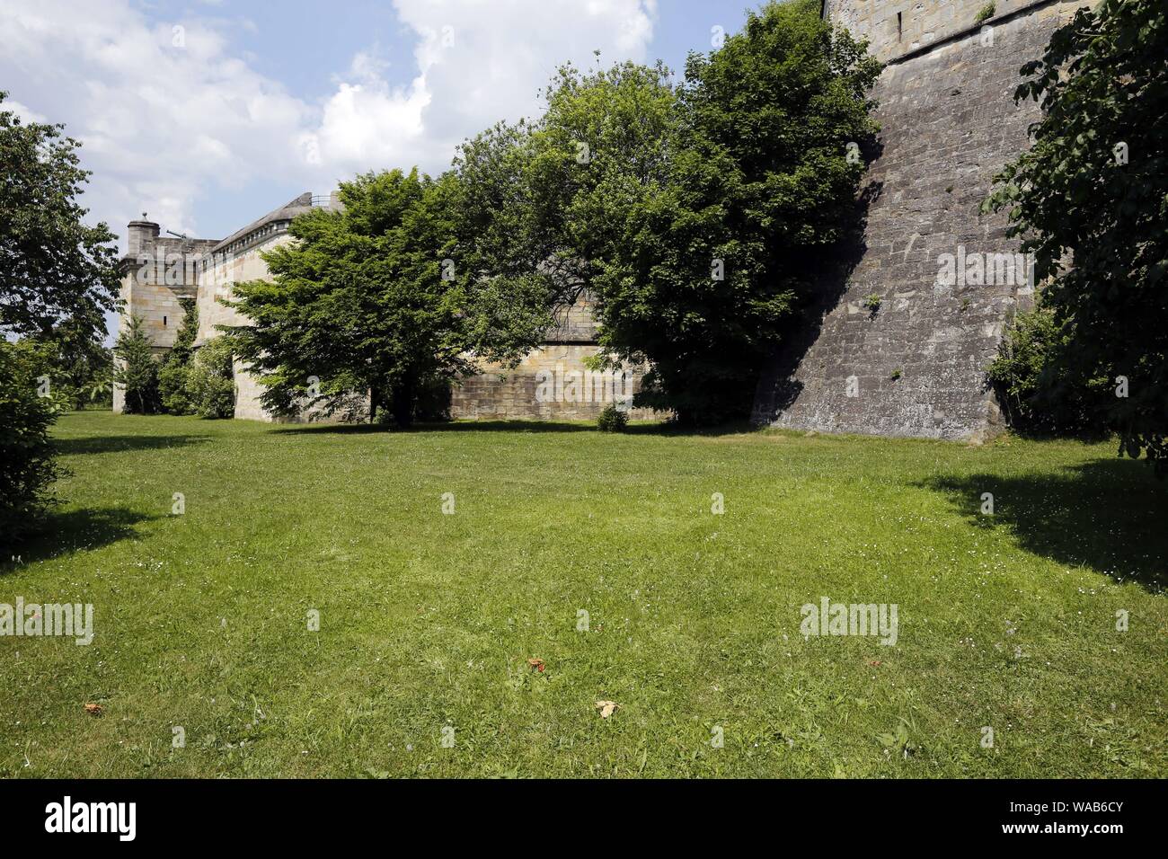 The Veste Coburg, also known as the "Frankish Crown", rises high above ...