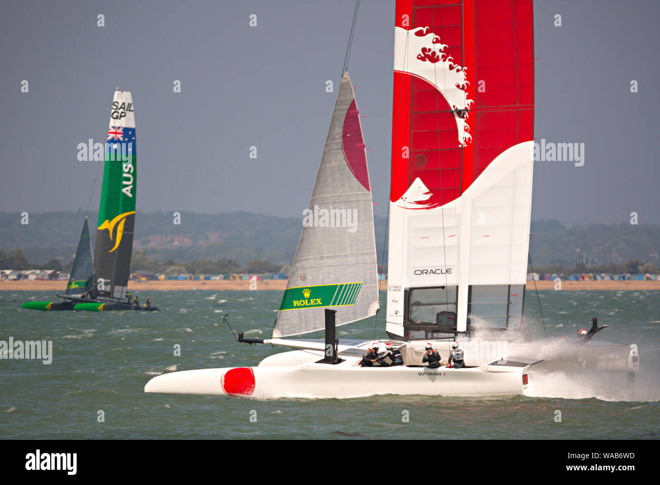 Foiling F50 Catamaran High Resolution Stock Photography and Images - Alamy
