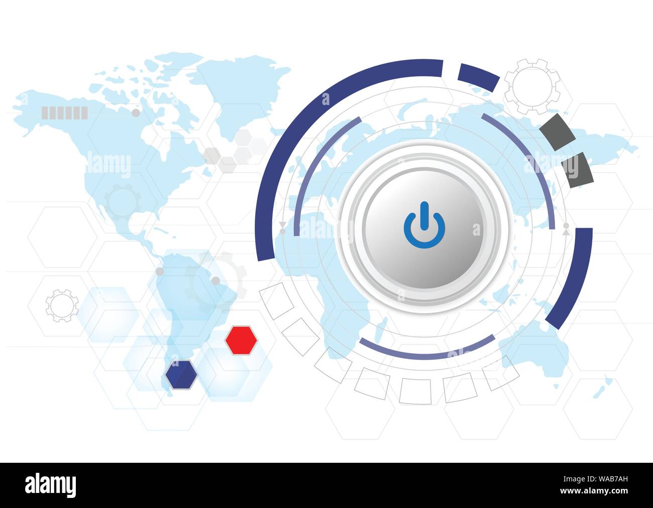 Digital power optimization Stock Vector Images - Alamy