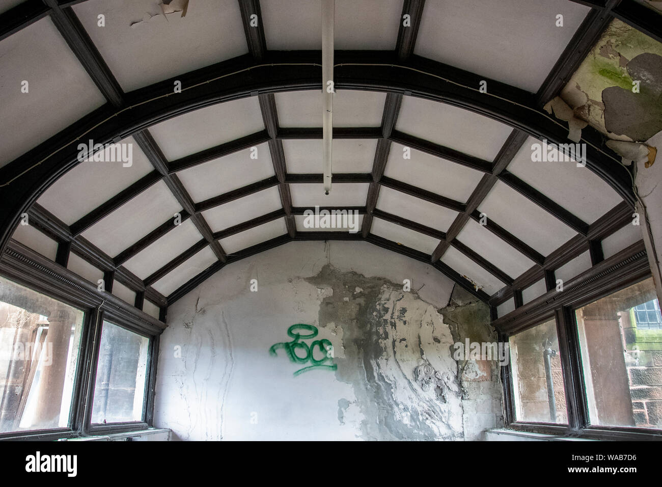 Paisley, Scotland, UK. 18th August 2019: Inside the former Royal ...