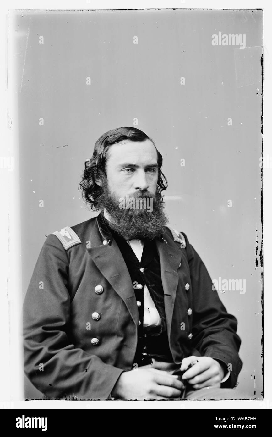 Col. Wm. D. Mann, 7th Mich. Cav Stock Photo - Alamy