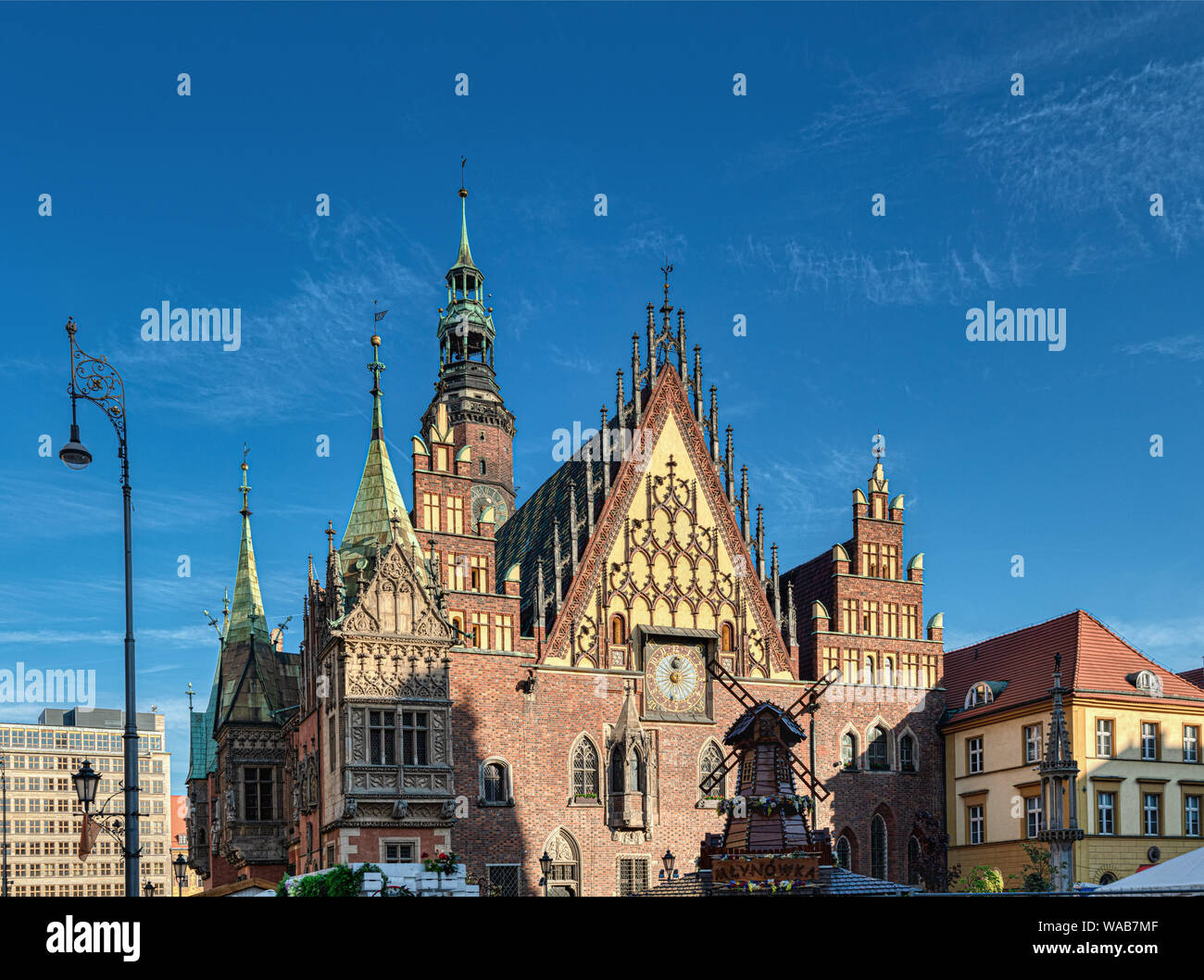 Old City Hall in Wroclaw, Poland in a spring day Stock Photo - Alamy