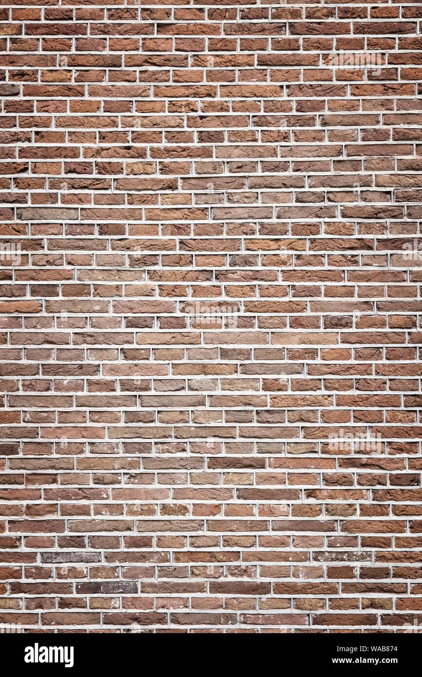Red brick wall background. Red bricks texture Stock Photo - Alamy