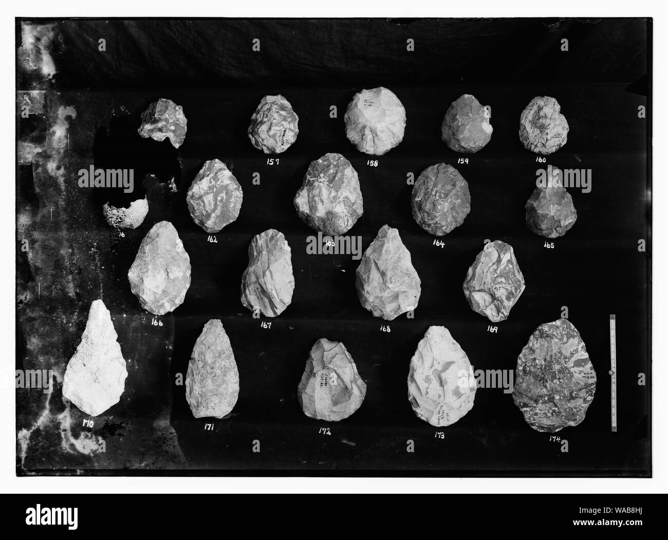 Collection of flints Stock Photo - Alamy