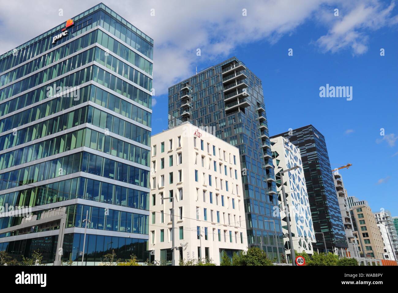 OSLO, NORWAY - AUGUST 2, 2015: Architecture of Bjorvika district in ...