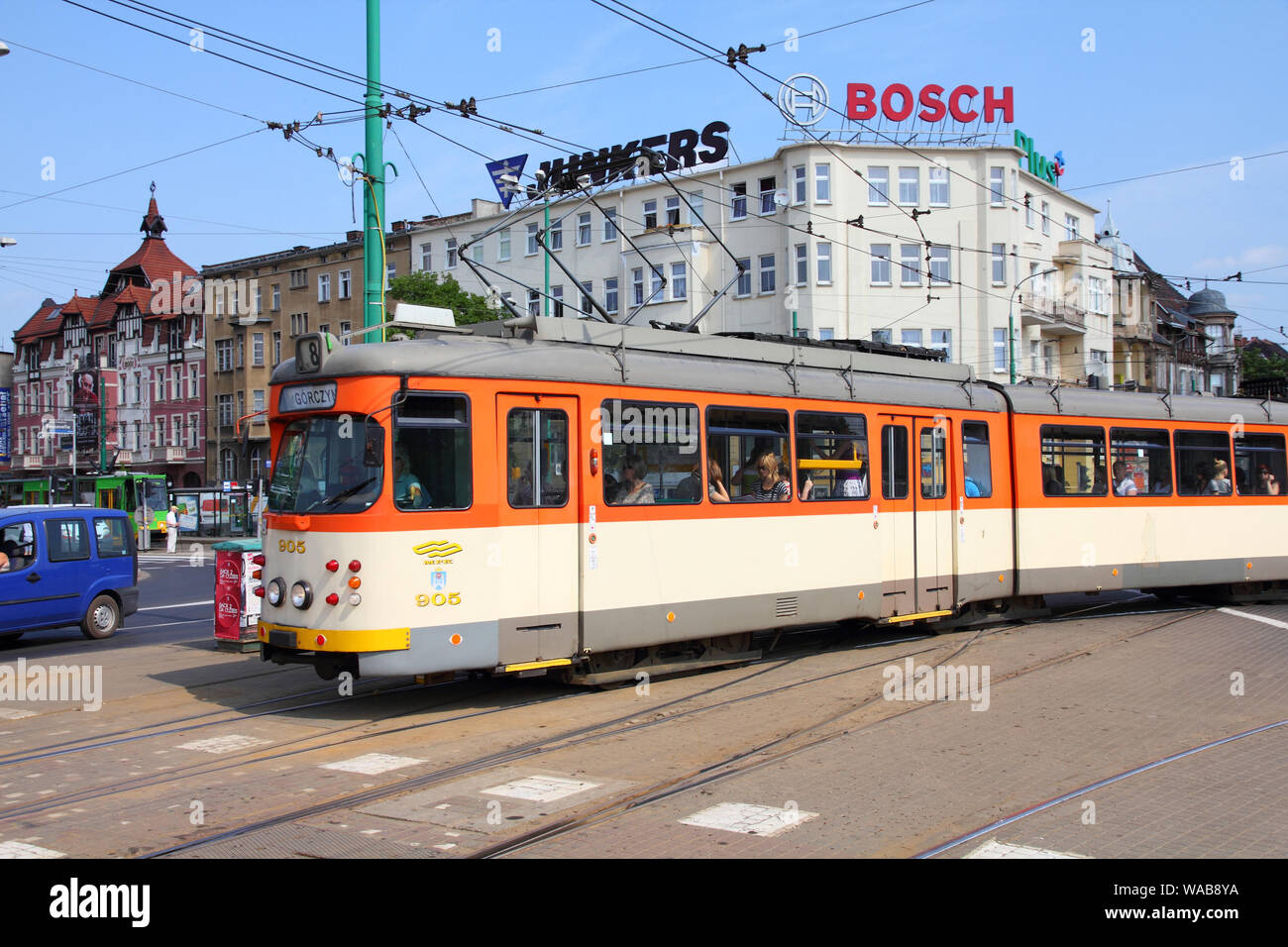 Polish trams hi-res stock photography and images - Alamy