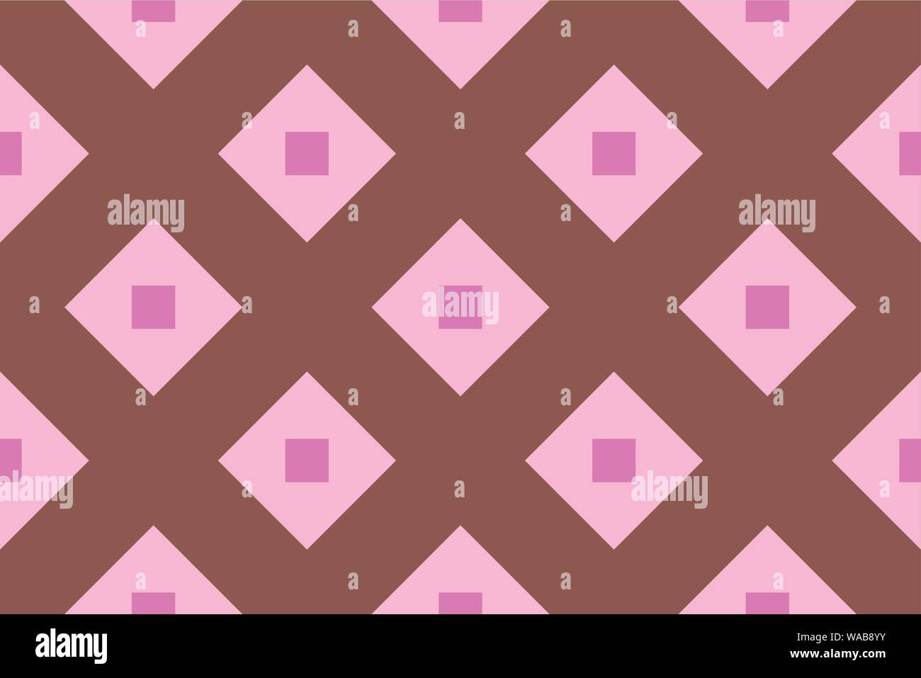 Vector seamless geometric pattern. Shaped dark and light pink squares ...