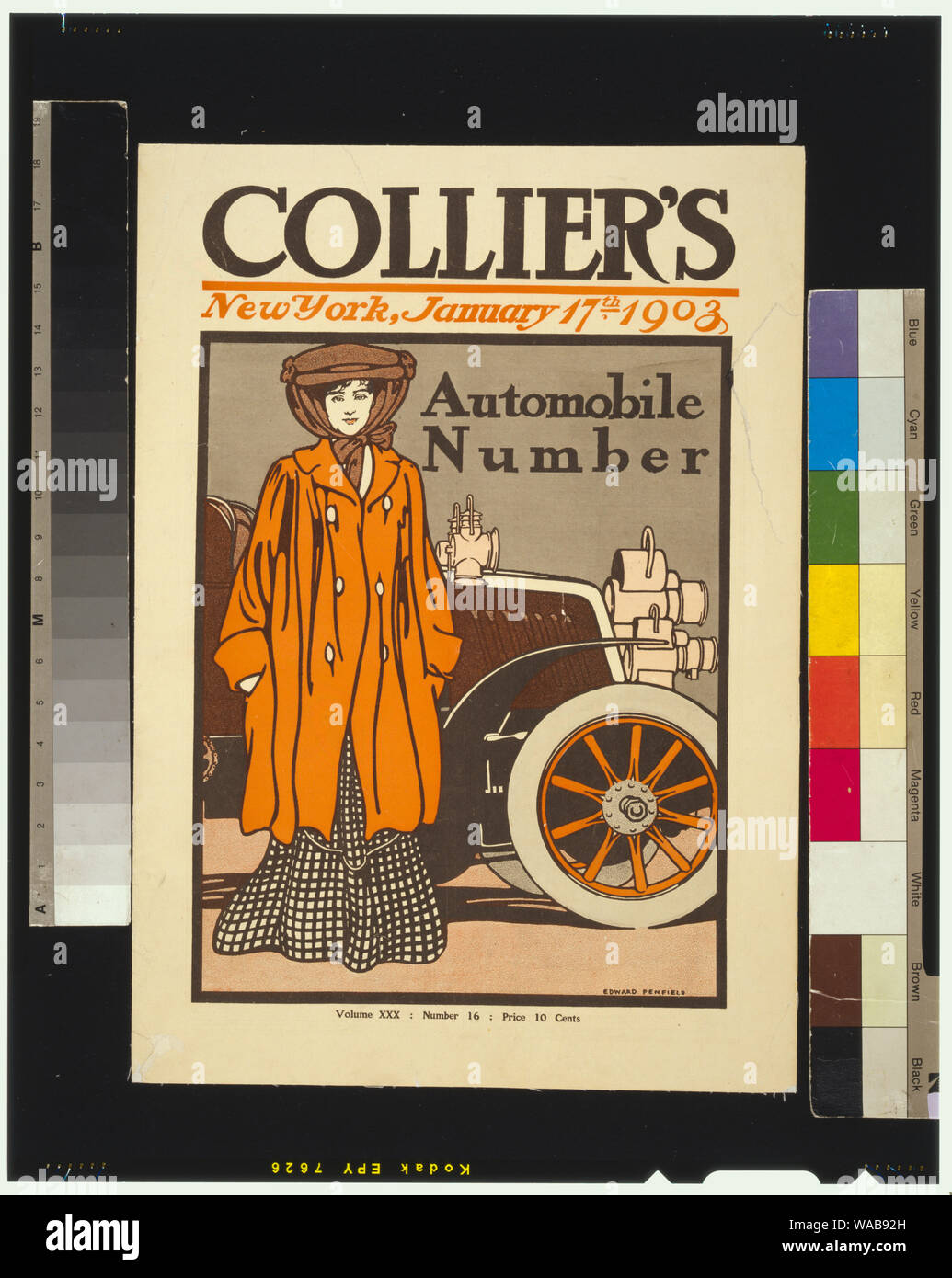 Colliers. Automobile Number / Edward Penfield Stock Photo - Alamy