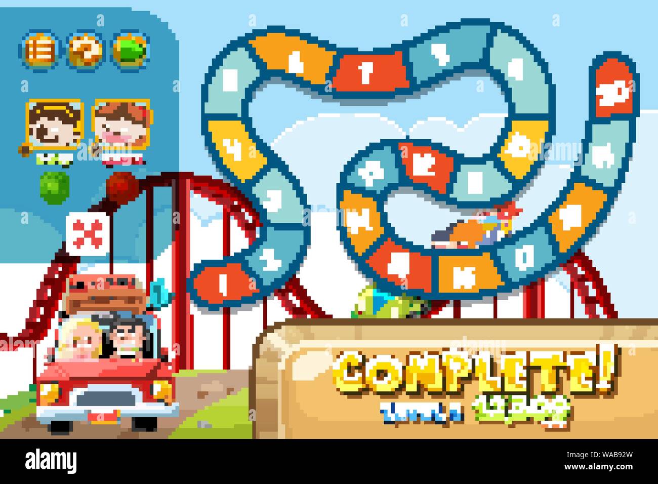 Roller Coaster Car Template