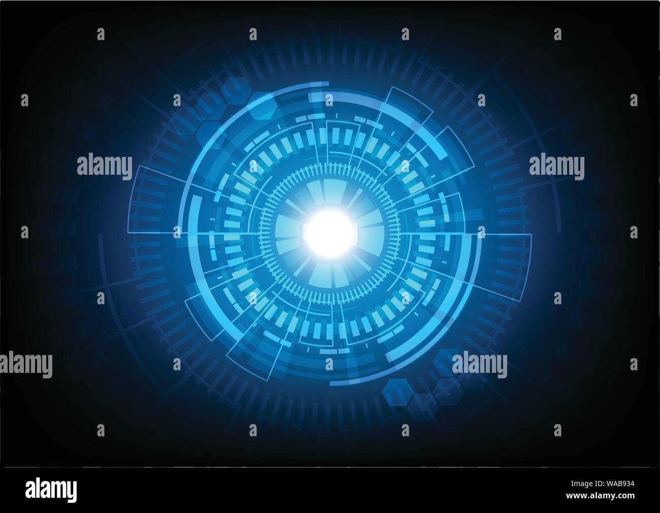 abstract future technology concept background.vector and illustration ...