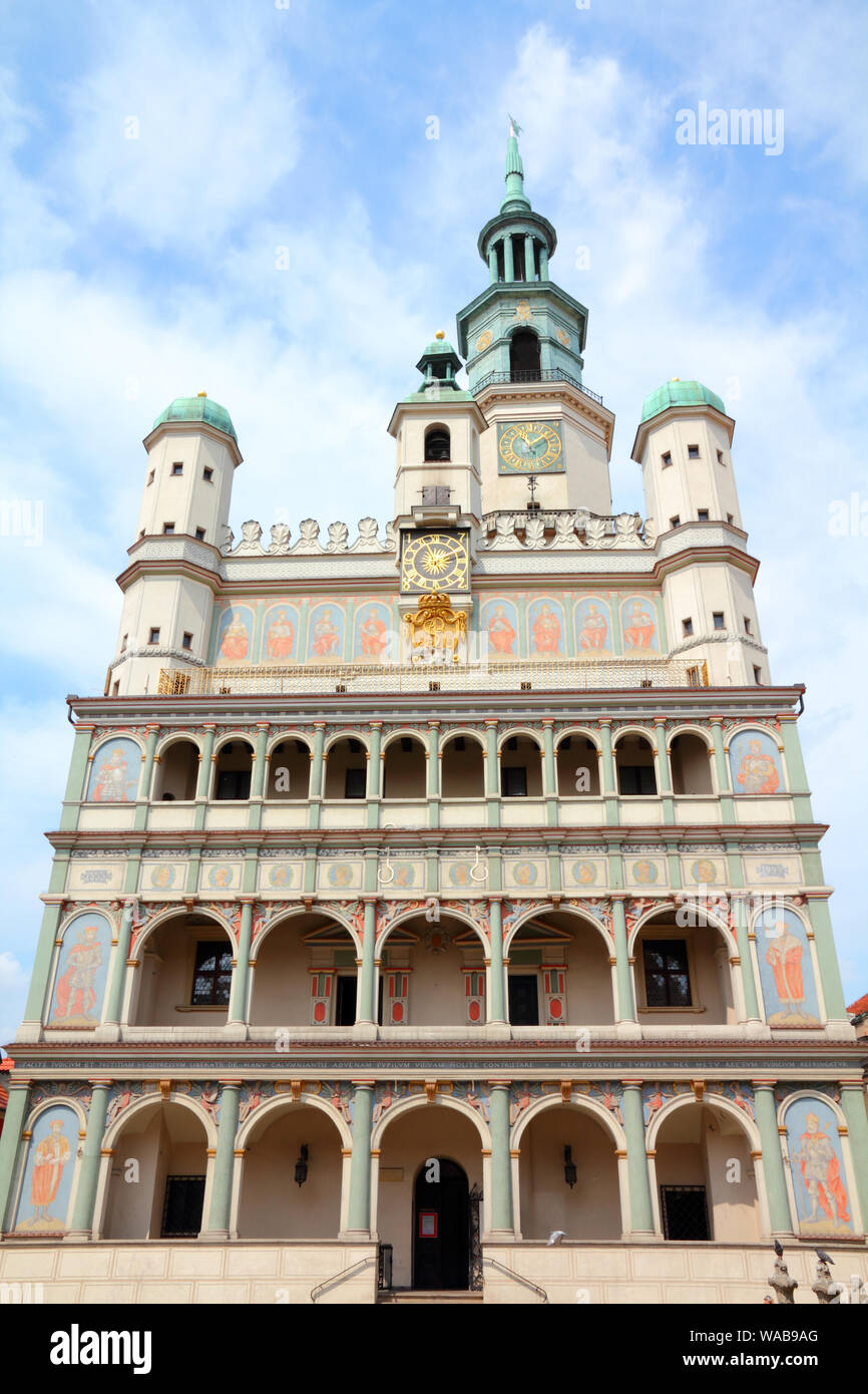 Poznan, Poland - city architecture. Greater Poland province ...