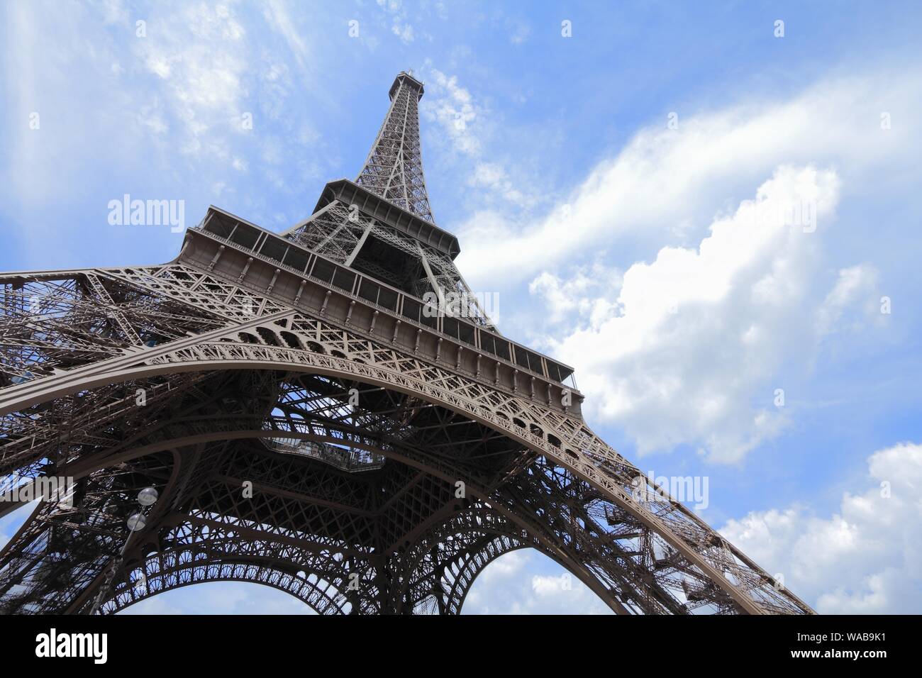 Eiffel Tower in Paris, France. European landmark Stock Photo - Alamy