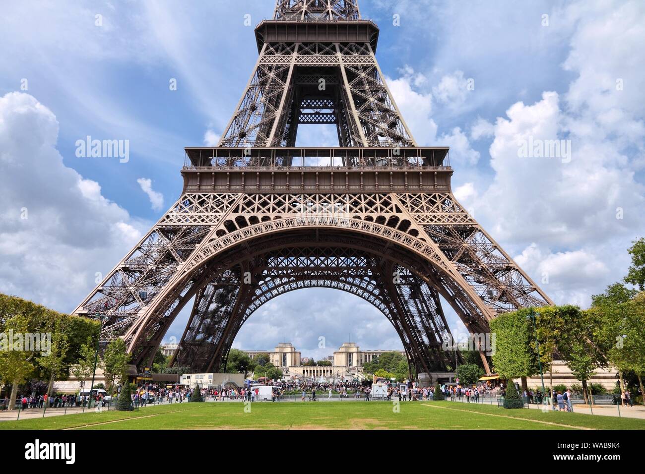 Eiffel Tower in Paris, France. European landmark Stock Photo - Alamy