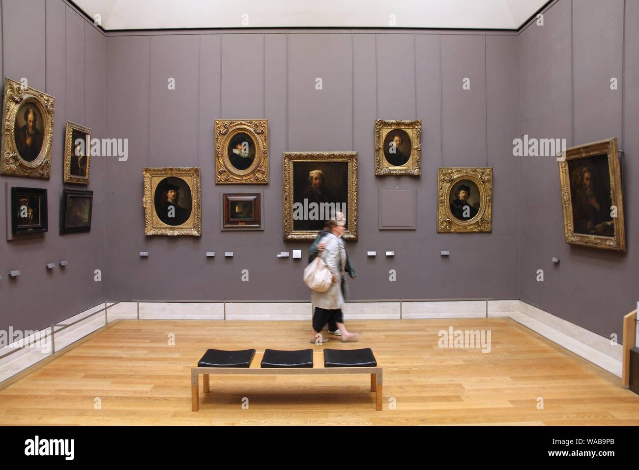 PARIS, FRANCE - JULY 22, 11: Tourists visit Louvre Museum in Paris ...
