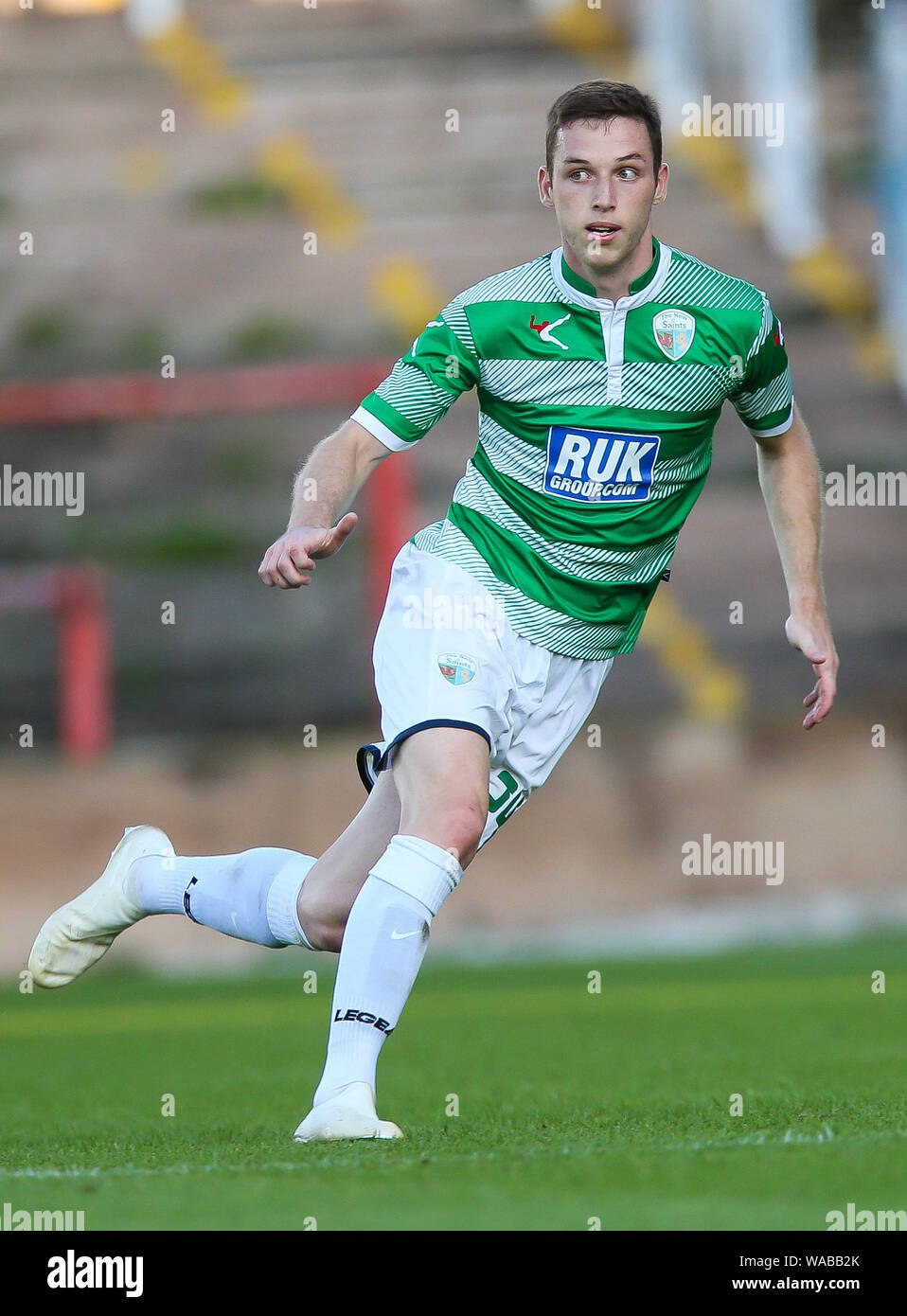 The New Saints' Ryan Harrington during the UEFA Europa League Third ...