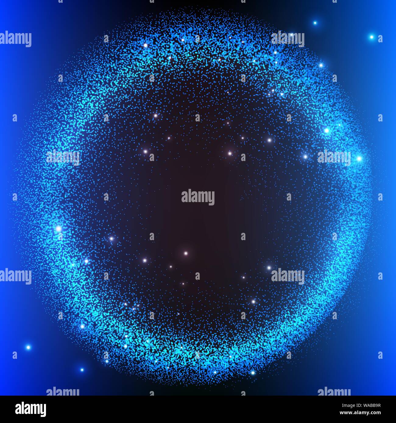 vector abstract tech innovation concept background. Blue shining top ...