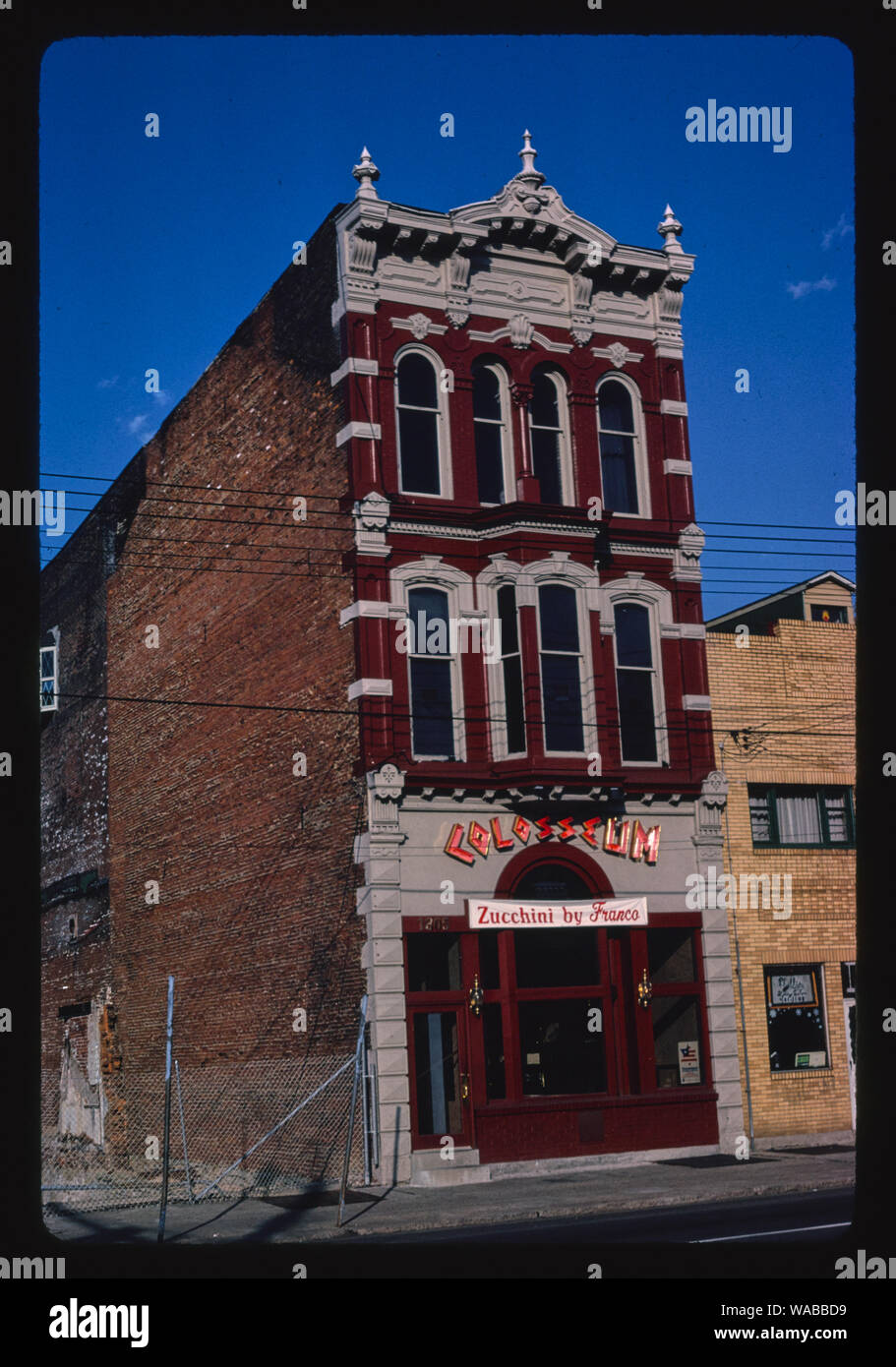 Colosseum Restaurant Bar, Pittsburgh, Pennsylvania Stock Photo - Alamy