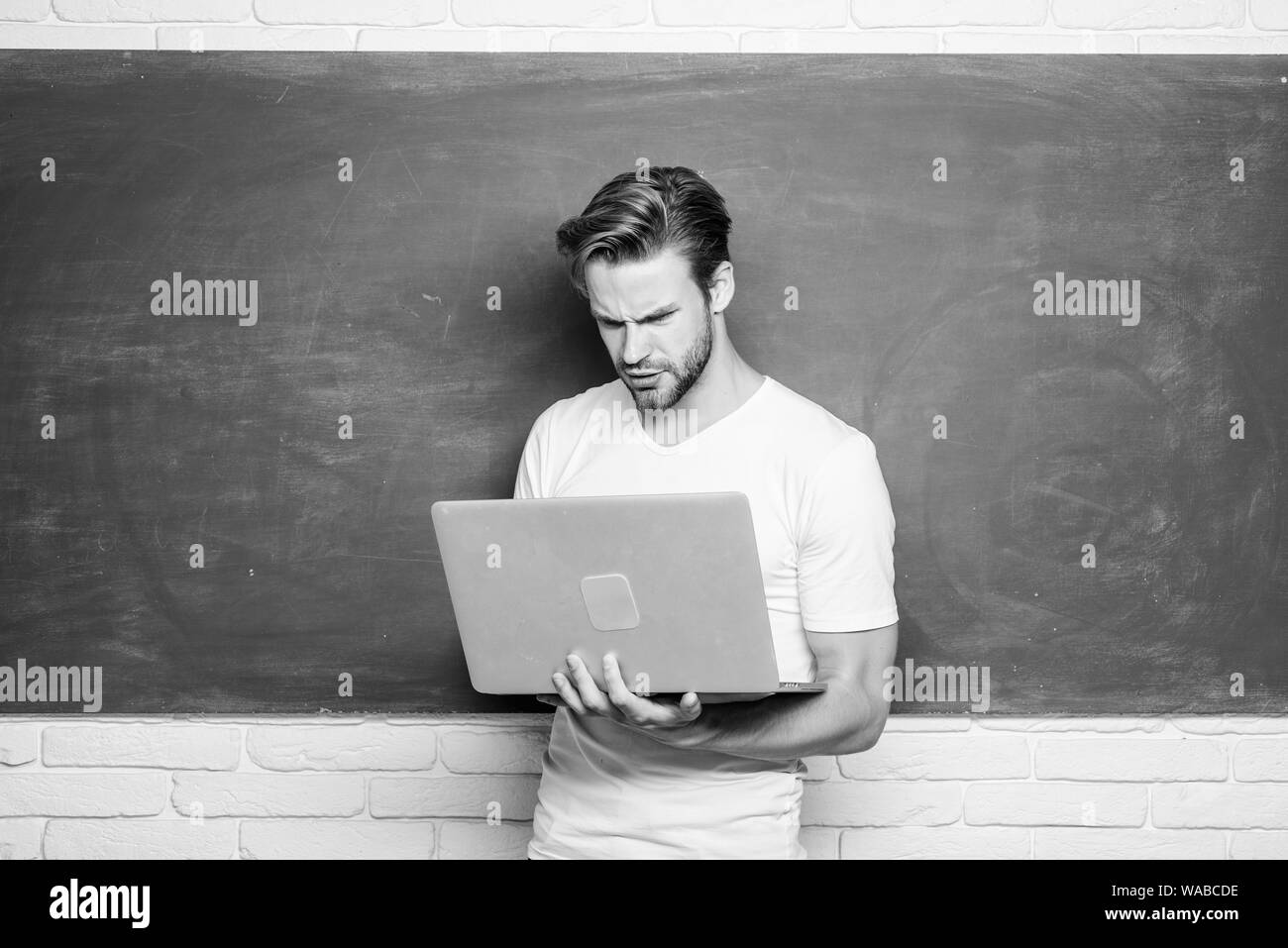 Problem programming Black and White Stock Photos & Images - Alamy
