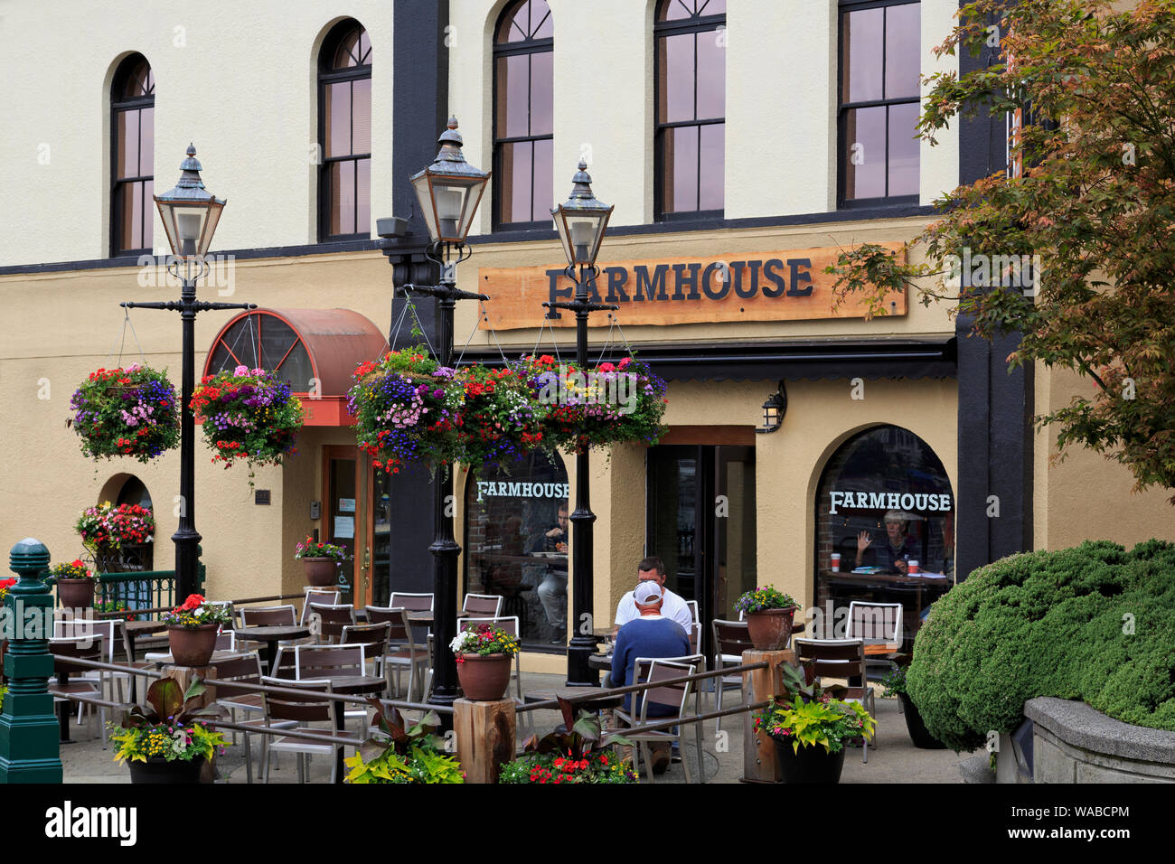 Bastion square british columbia canada pub victoria hi-res stock ...