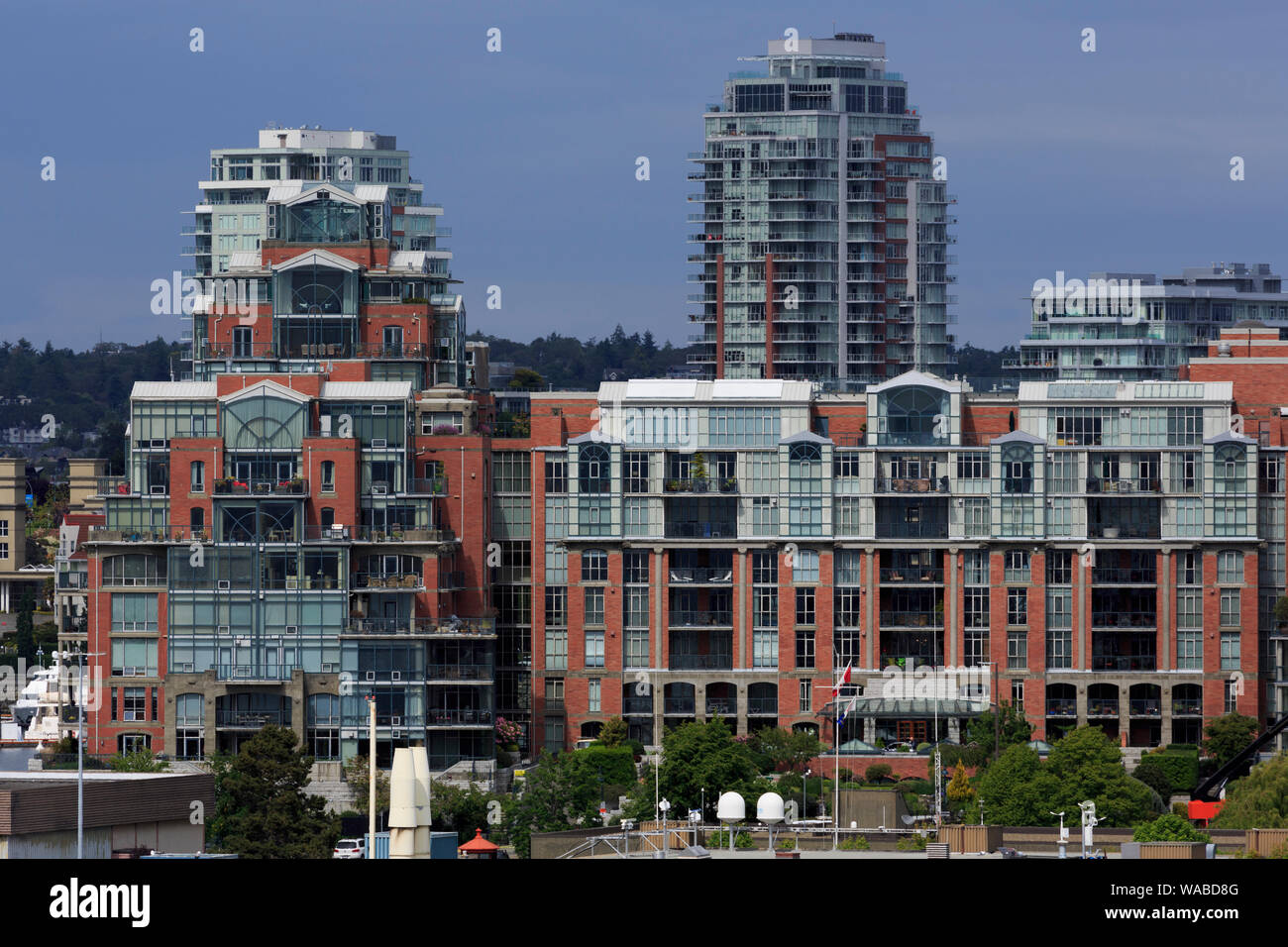 Victoria skyline, Vancouver Island, British Columbia, USA Stock Photo ...