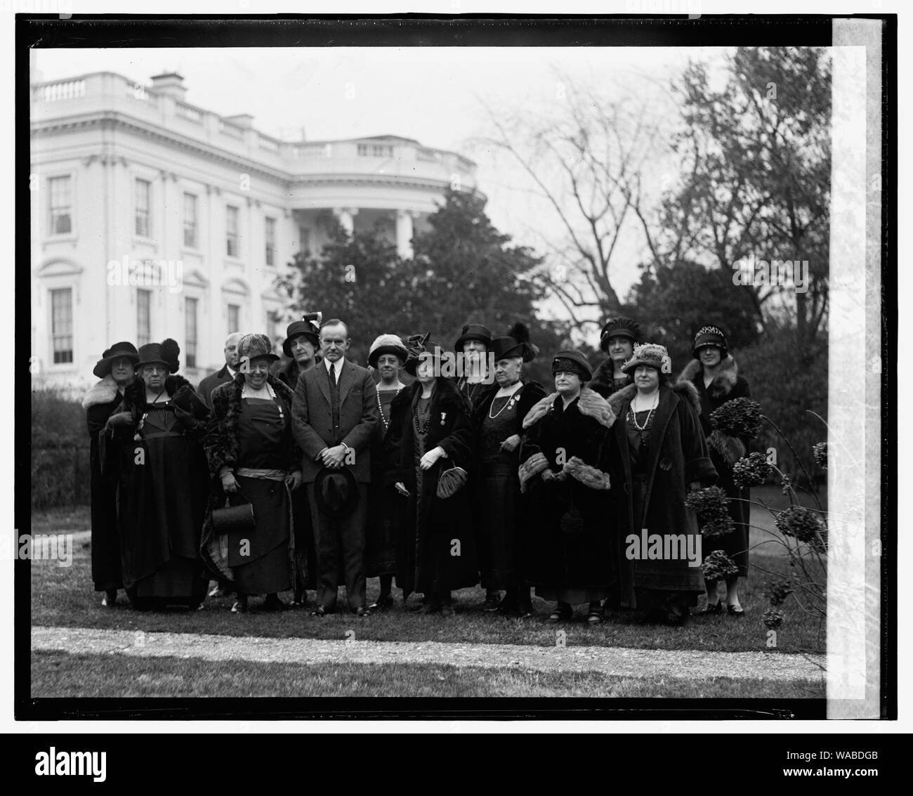 Com. from New York Womens Republican club at White House, 12/6/25 Stock ...