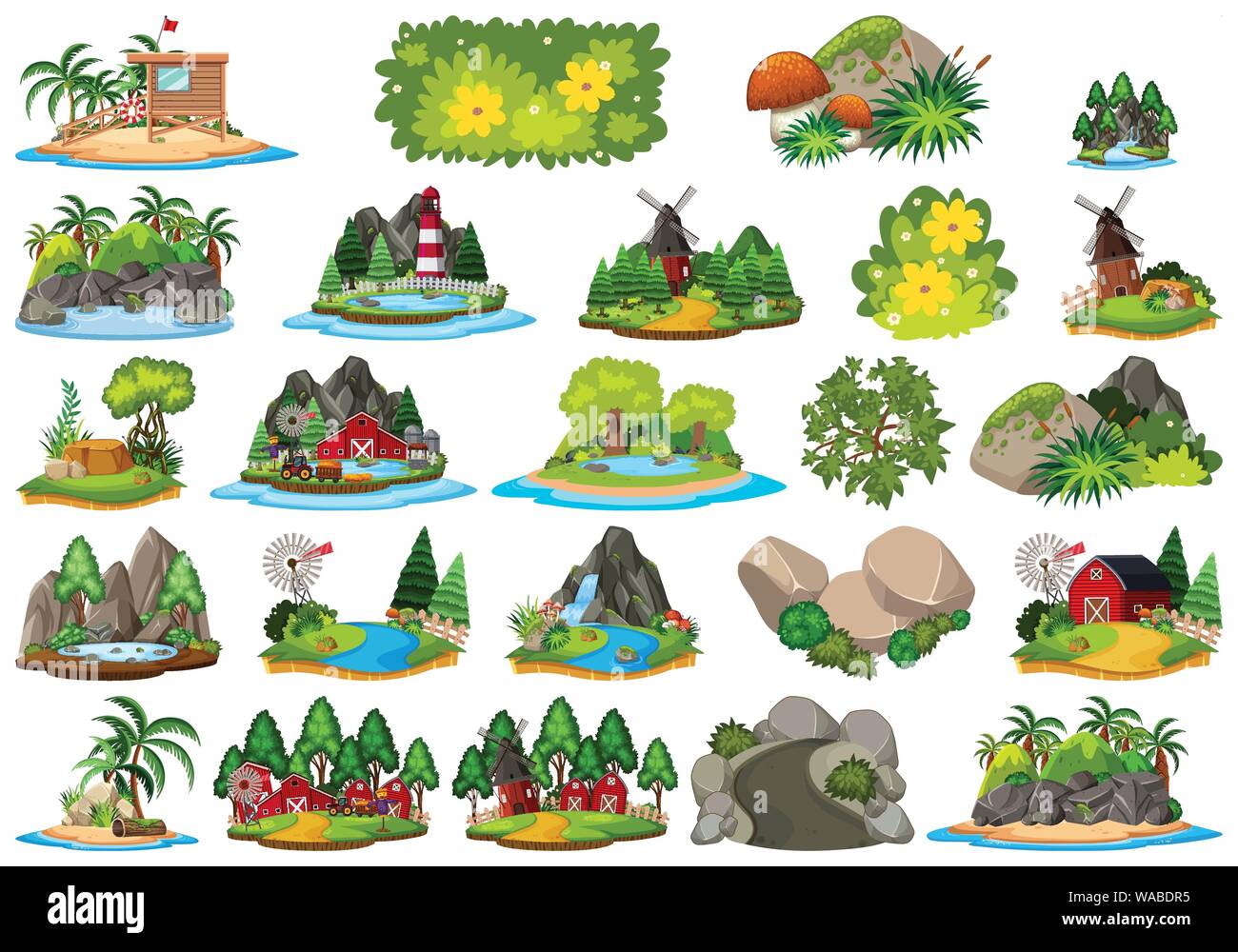 Landforms Clipart Kids