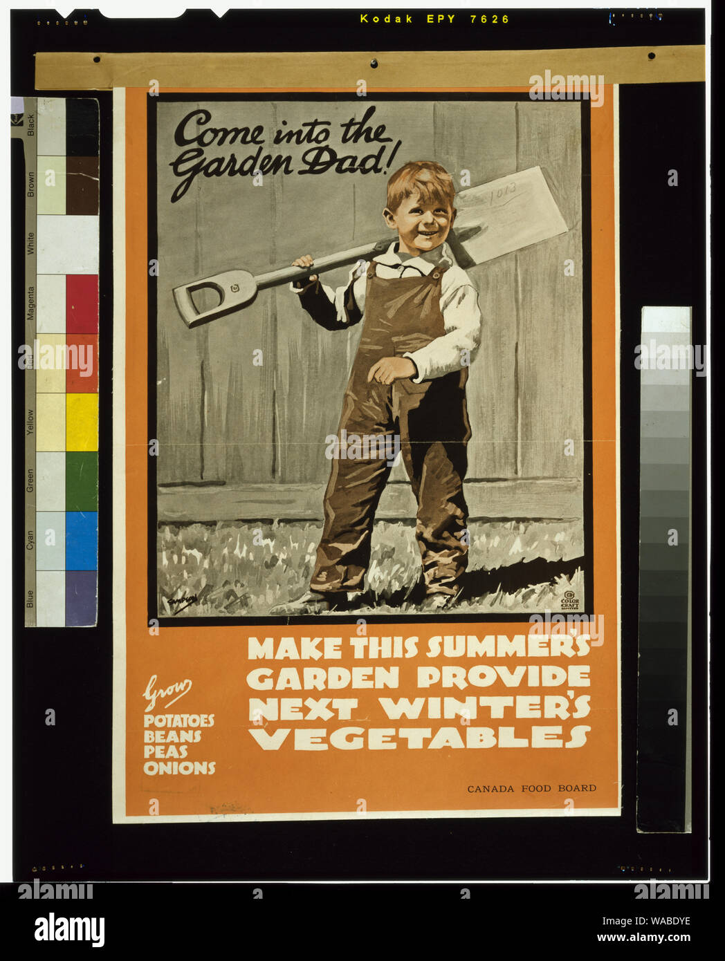 Come into the garden Dad! / Sampson Stock Photo - Alamy