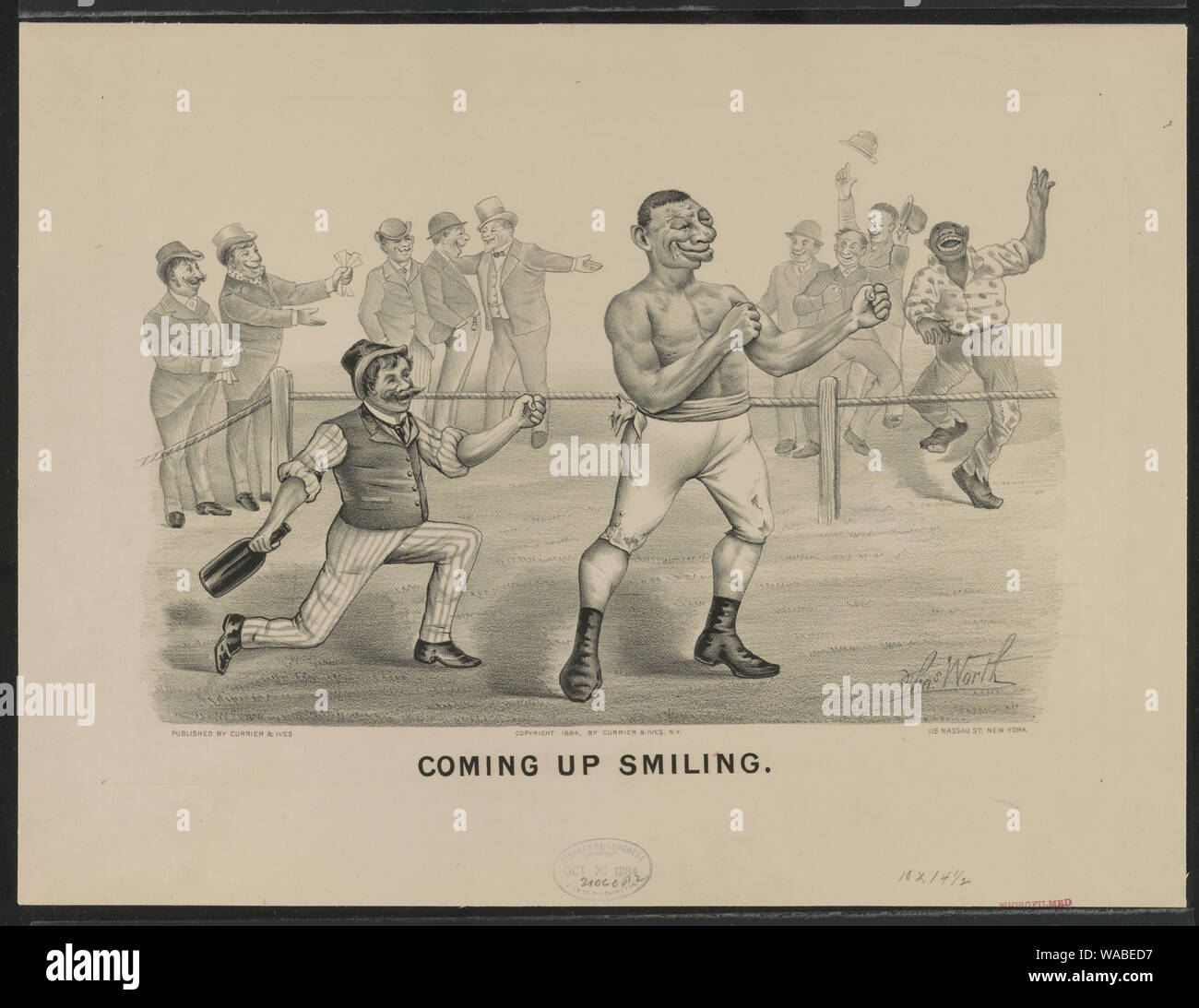 Coming up smiling Stock Photo - Alamy