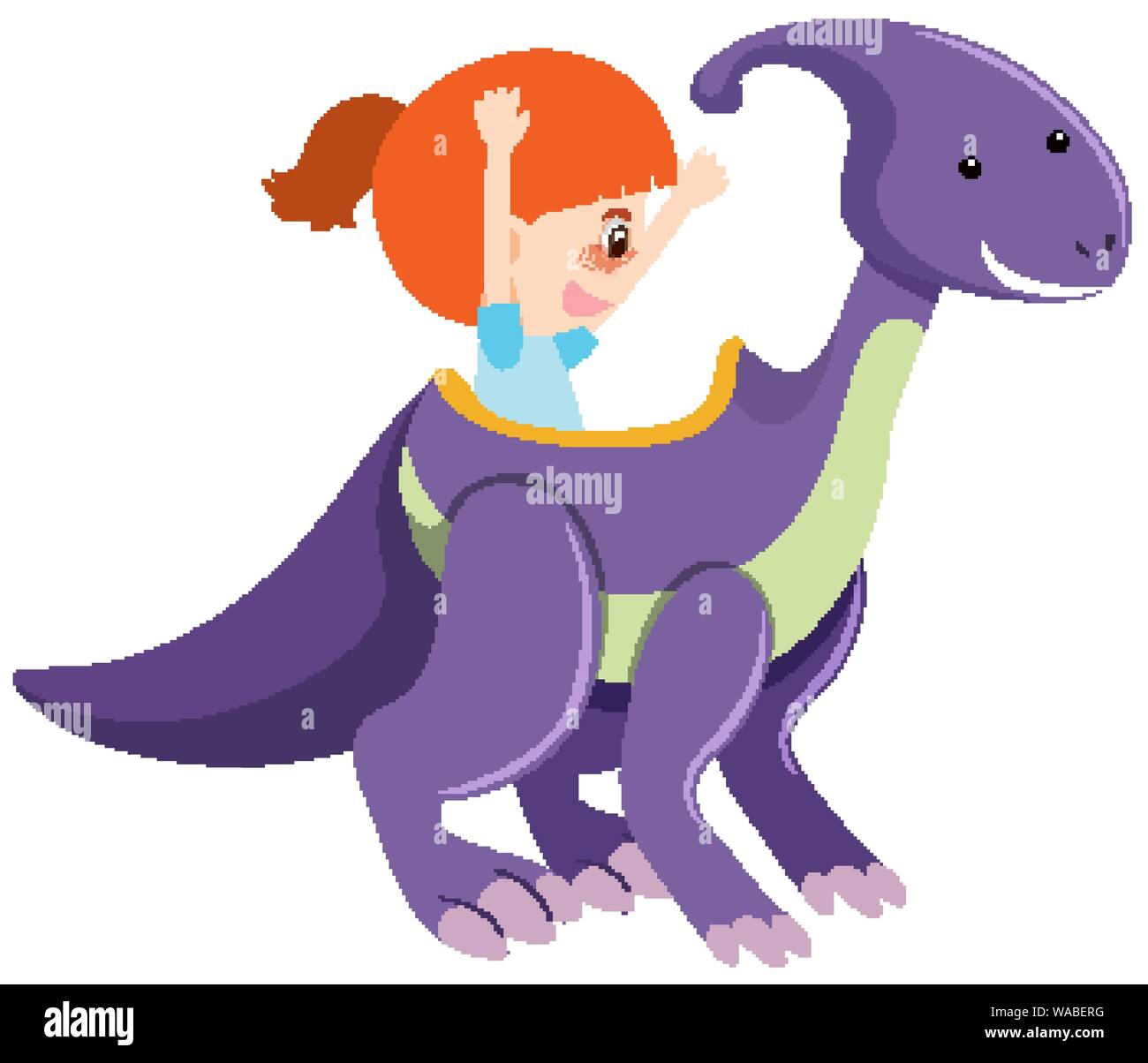 Cartoon female dinosaur isolated on hi-res stock photography and images ...