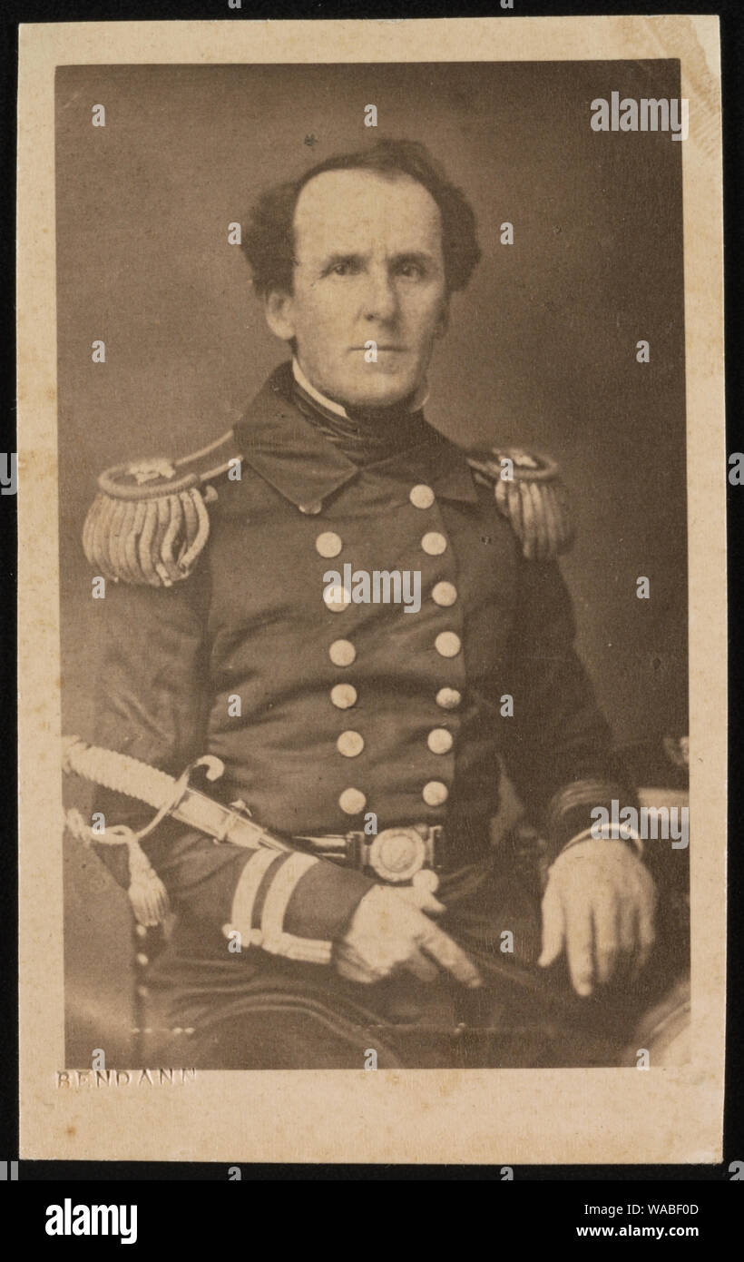 Commander William F. Lynch of Confederate States Navy in uniform Stock ...