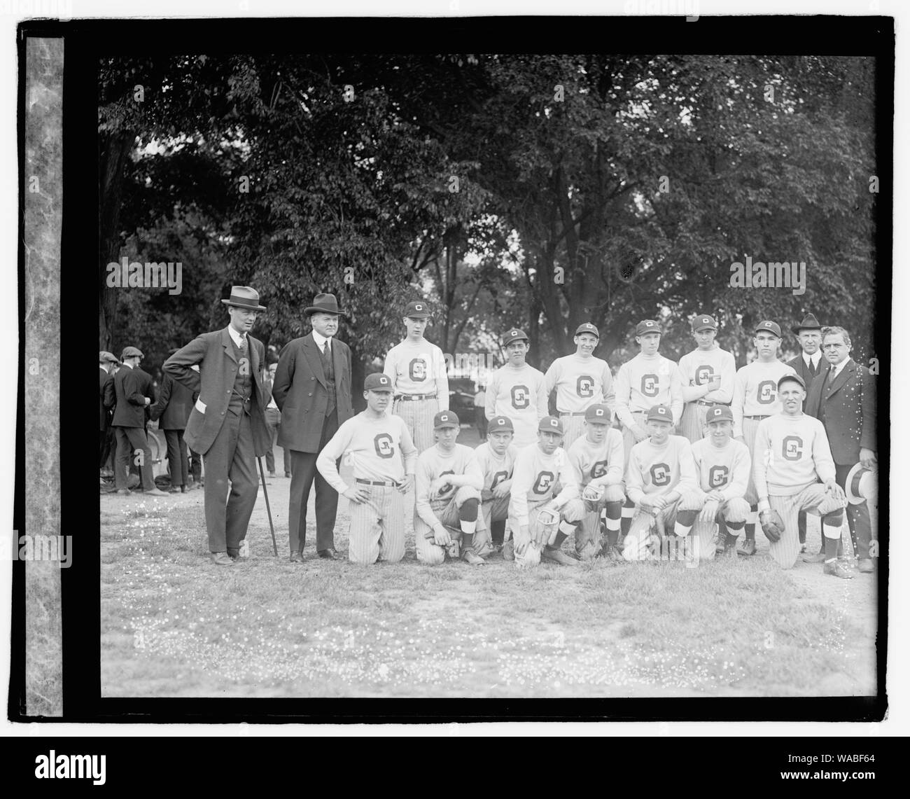 Commerce Jrs. baseball team, 1922 Stock Photo - Alamy