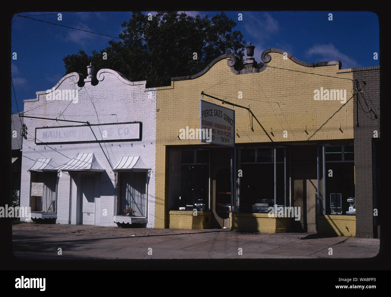Commercial buildings, Macon, Georgia Stock Photo - Alamy