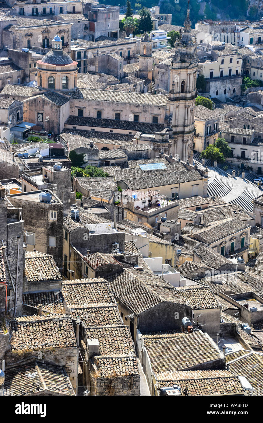 Modica cathedral of st george hi-res stock photography and images - Alamy