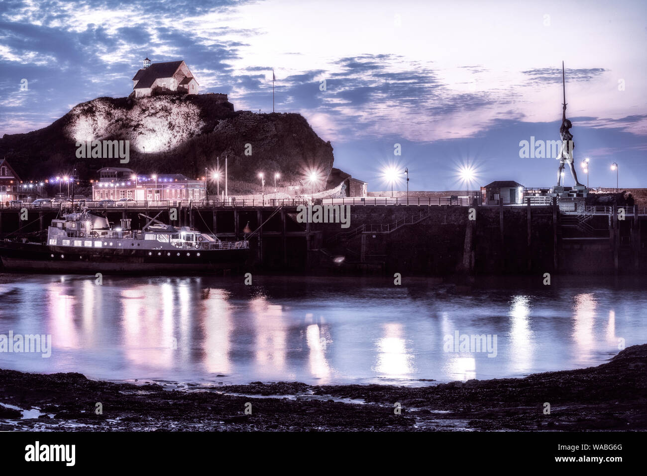 ilfracoombe seascape devon england uk Stock Photo - Alamy