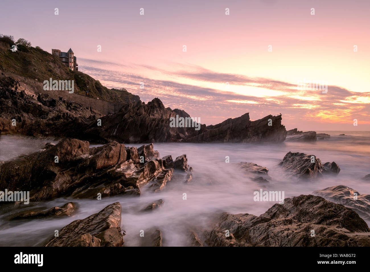 ilfracoombe seascape devon england uk Stock Photo - Alamy
