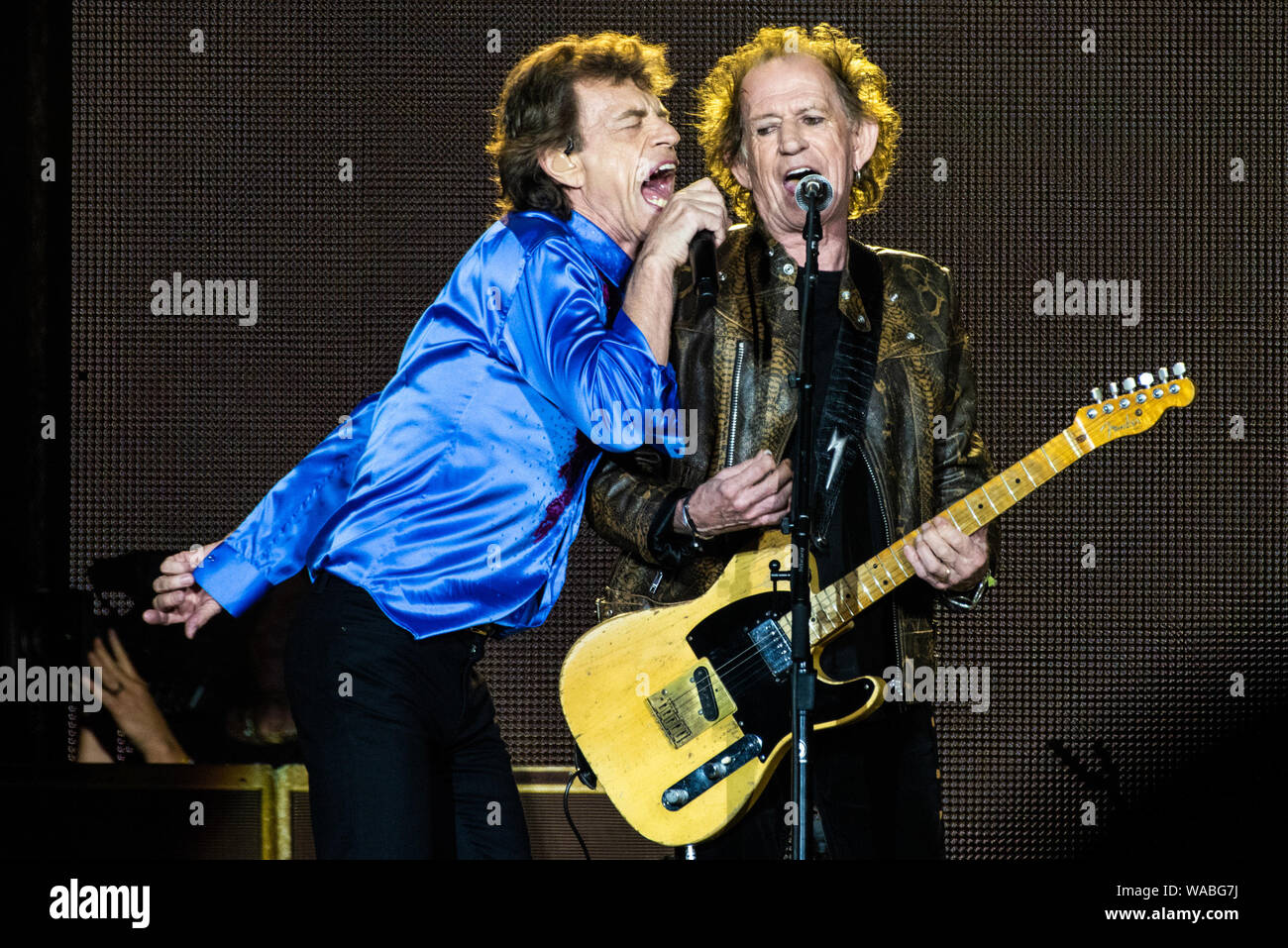 SANTA CLARA, CALIFORNIA - AUGUST 18: Mick Jagger and Keith Richards of ...