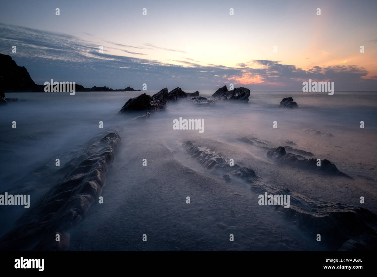 ilfracoombe seascape devon england uk Stock Photo - Alamy