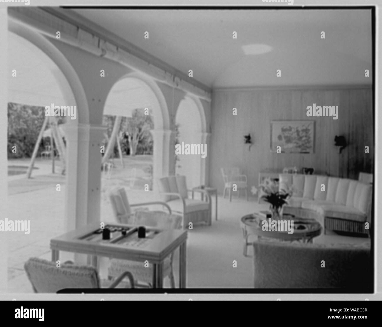 Commodore Louis D. Beaumont, residence in Palm Beach, Florida Stock ...