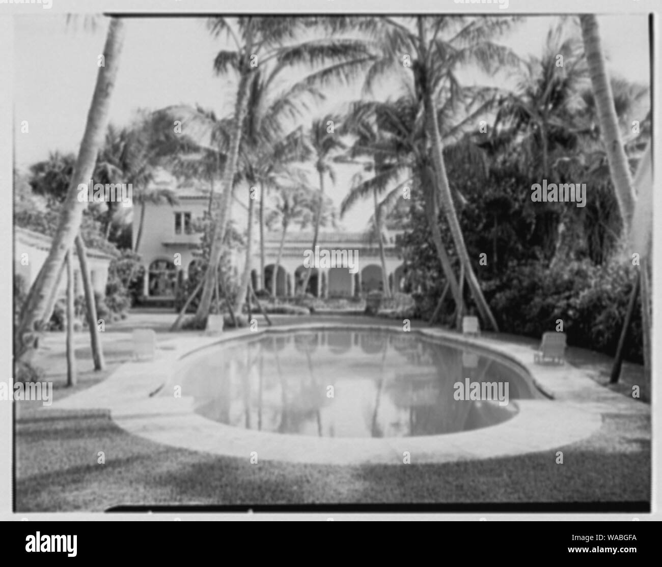 Commodore Louis D. Beaumont, residence in Palm Beach, Florida Stock ...