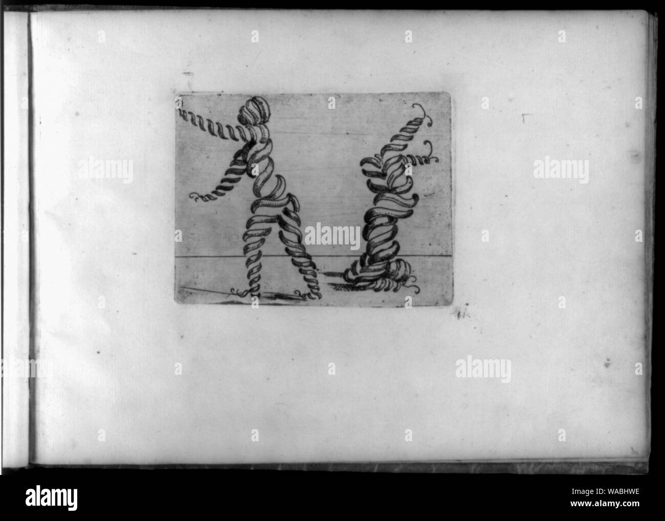 Composite figures in cubist and surrealistic style composed of ...