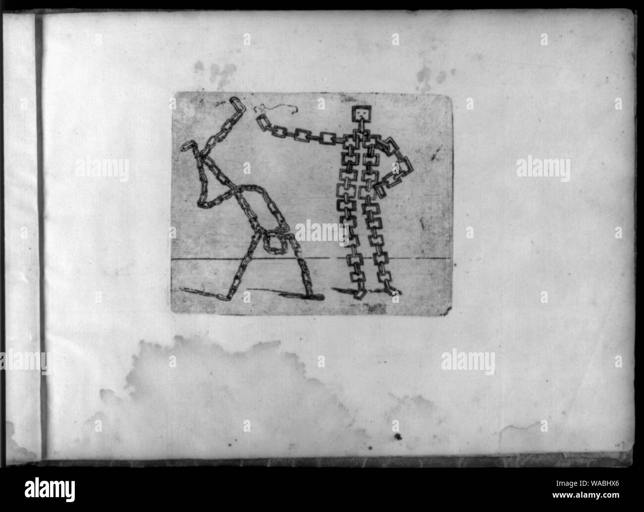 Composite figures in cubist and surrealistic style composed of ...