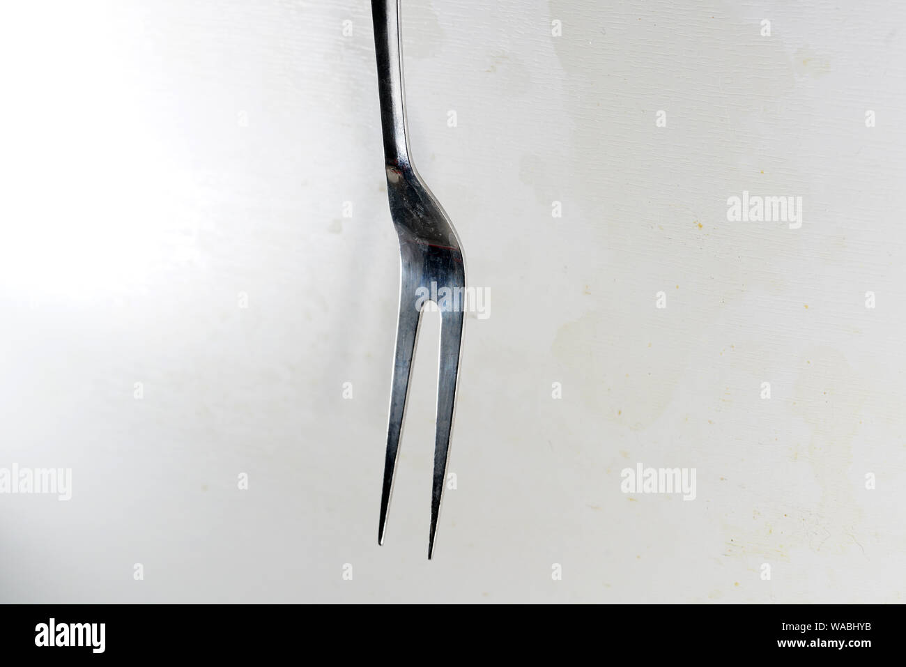 Stainless steel meat fork is very useful in the kitchen for frying and ...