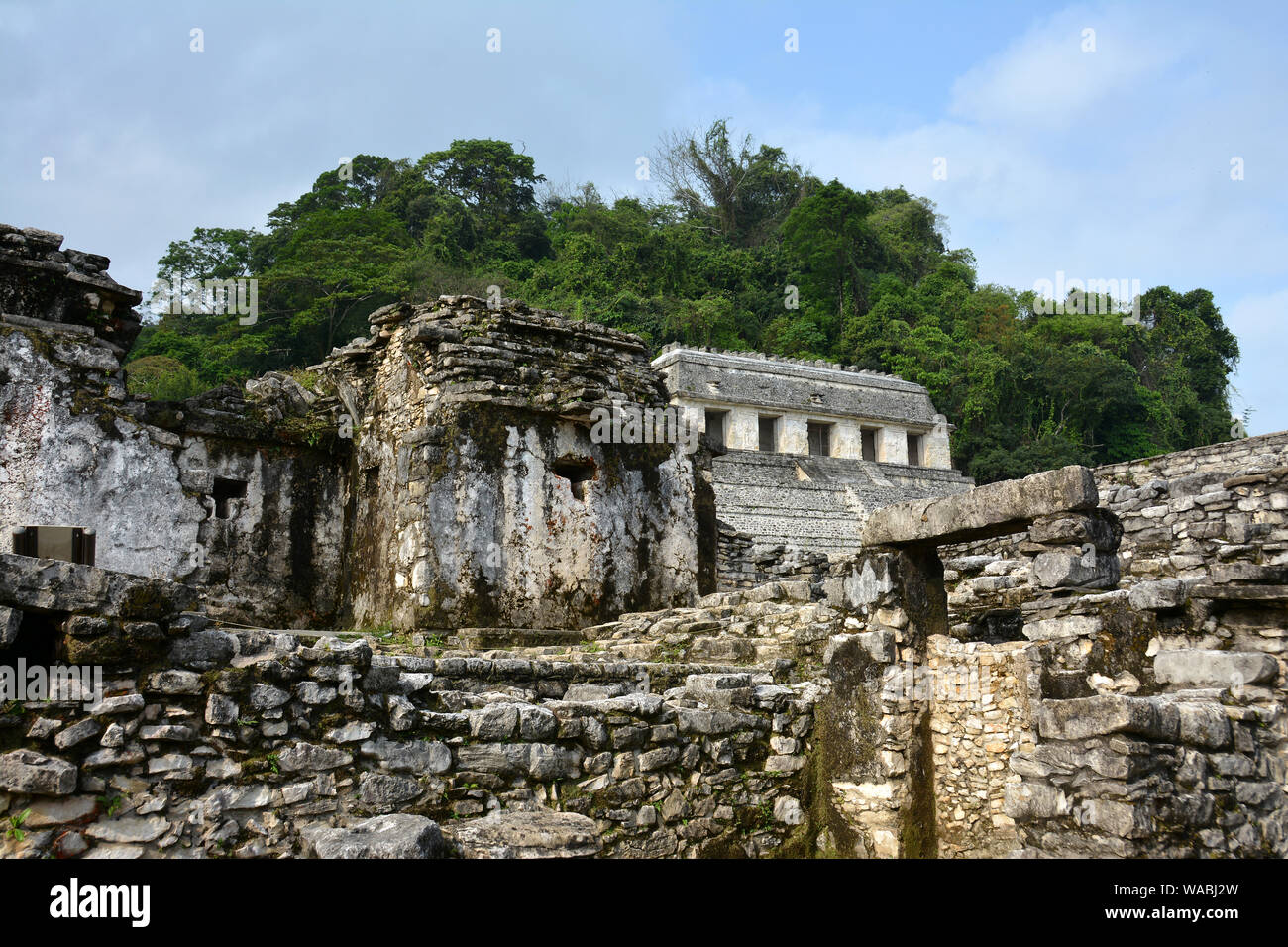 mayan temples mexico Stock Photo - Alamy