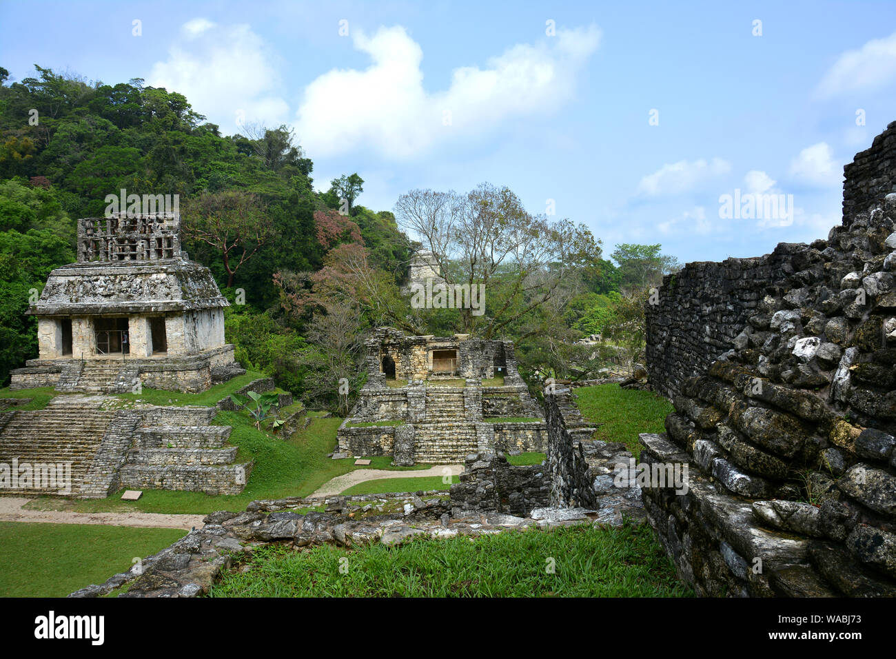 mayan temples mexico Stock Photo - Alamy